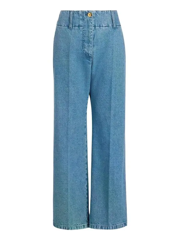 PATOU Wide-leg Jeans - Blue