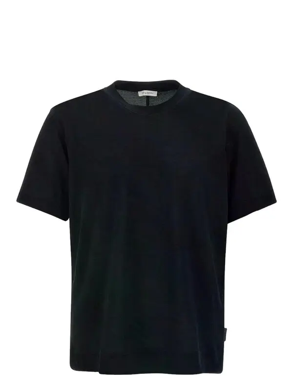 PAOLO PECORA Cotton T-shirt - Black