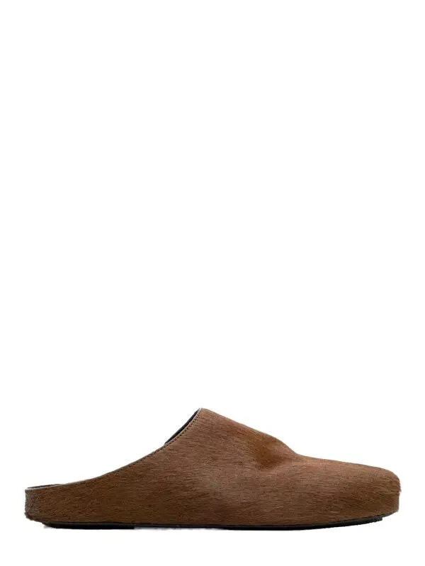 UMA WANG Leather Ballet Slippers - Brown