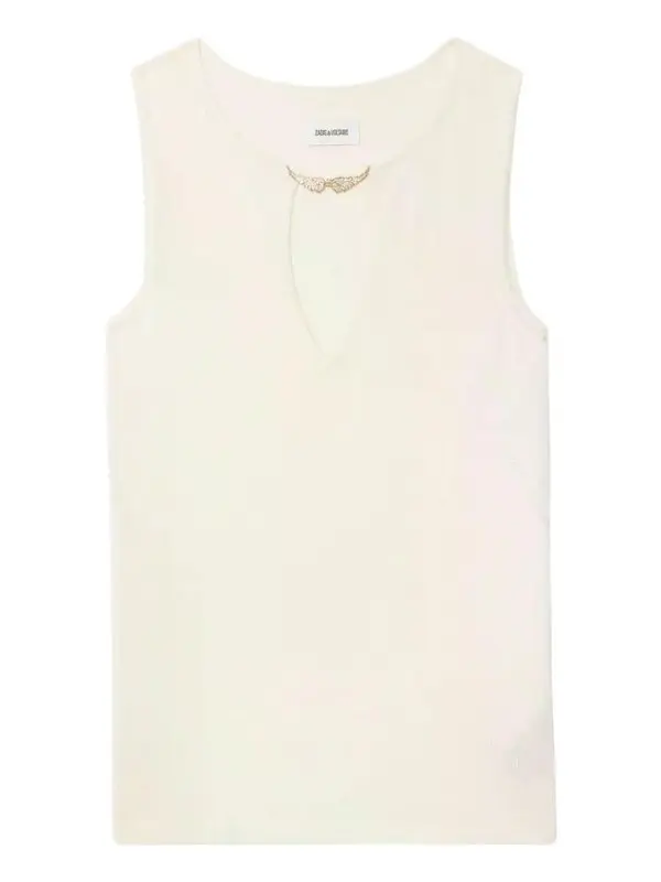 Zadig&Voltaire Sayani Top - Neutrals