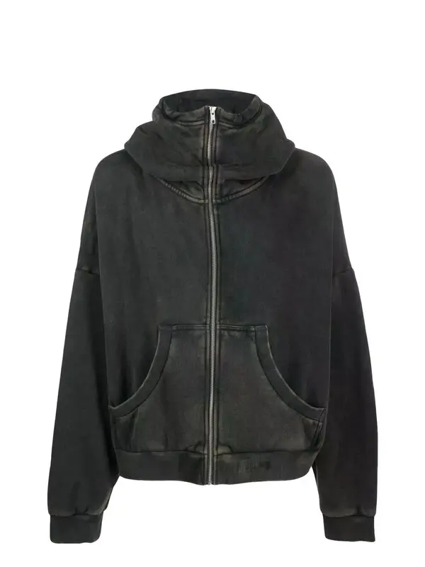 ENTIRE STUDIOS Zip-fastening Cotton Hoodie - Black