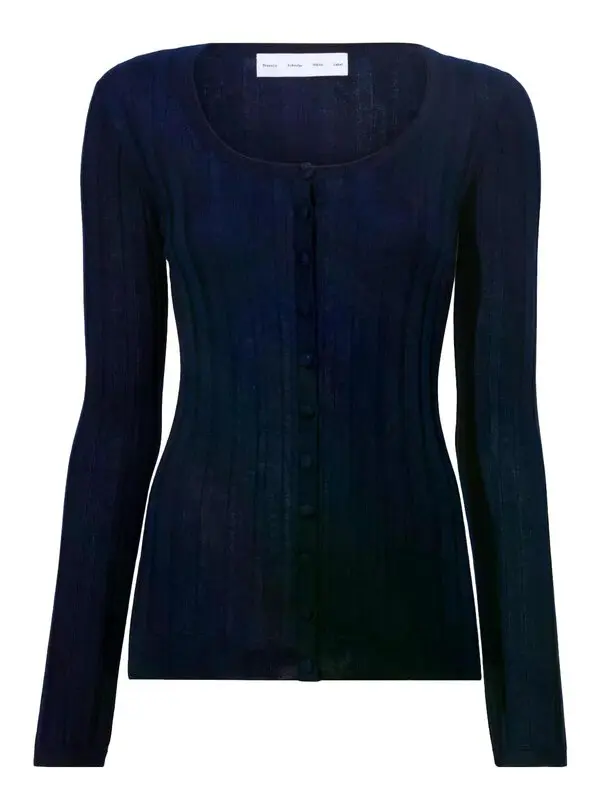 Proenza Schouler White Label Hattie Cardigan - Blue