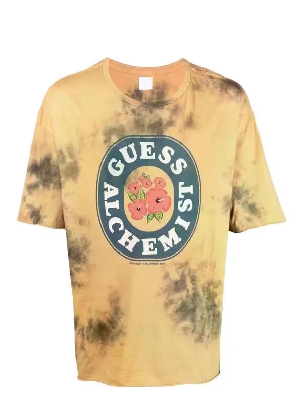Alchemist Tie-dye Logo T-shirt - Neutrals