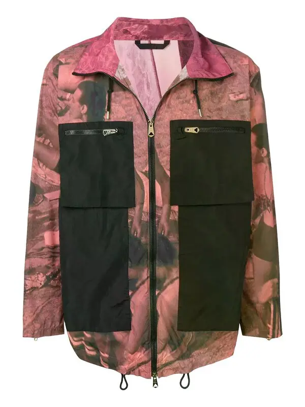 Paul Smith Photographic Print Jacket - Pink