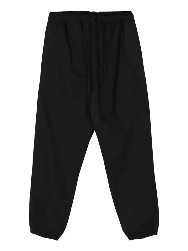 Y3 Logo-print Track Pants - Black