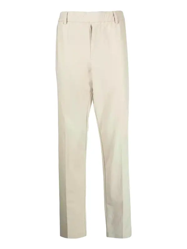 JAMES PERSE High-rise Straight-leg Trousers - Neutrals
