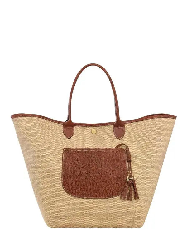 Longchamp Le Pliage Collection Basket Tote Bag - Neutrals
