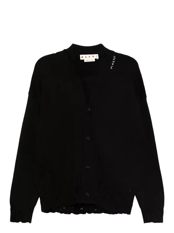 Marni Dishevelled Jumper - Black