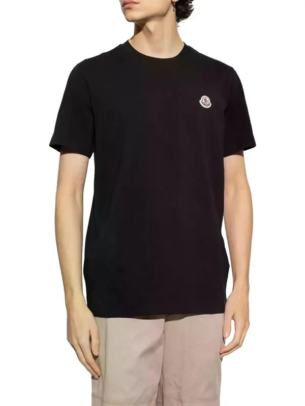 Moncler Patch T-shirt - Black