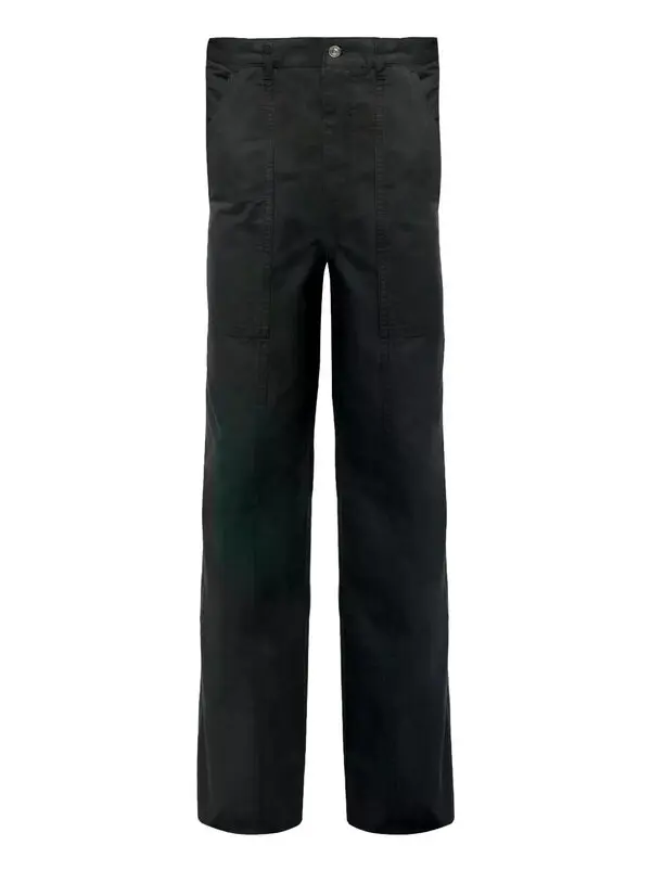 MARANT Leonel Straight-leg Cotton Trousers - Black