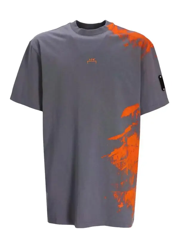 A-COLD-WALL* Brushstroke Cotton T-shirt - Grey