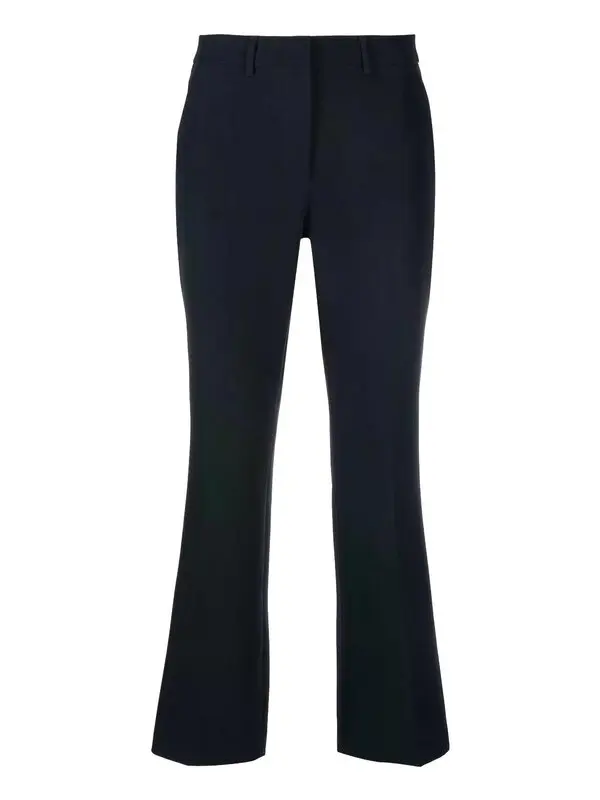 Seventy Cropped Tailored Trousers - Blue
