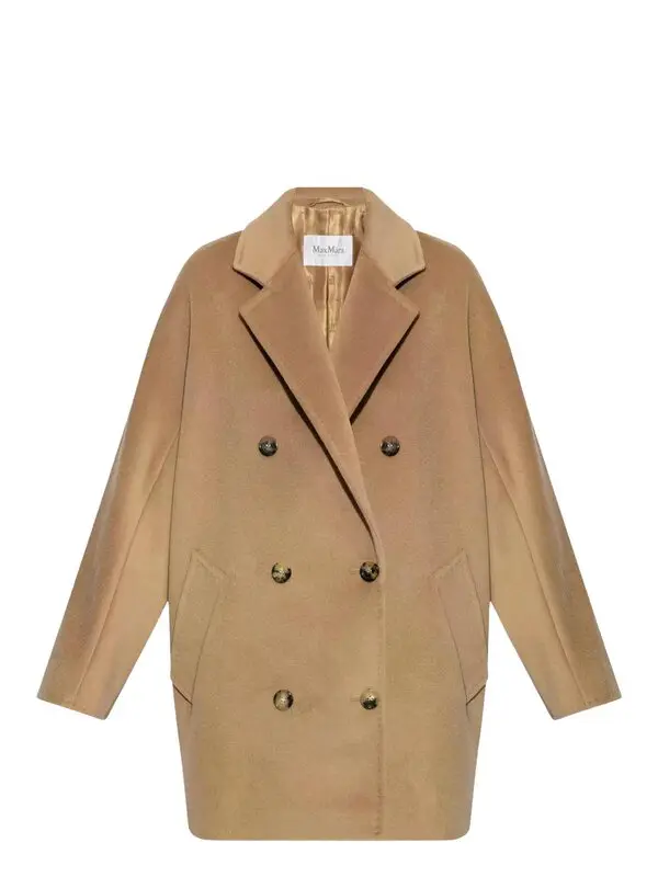 Max Mara Rebus Double-breasted Coat - Brown