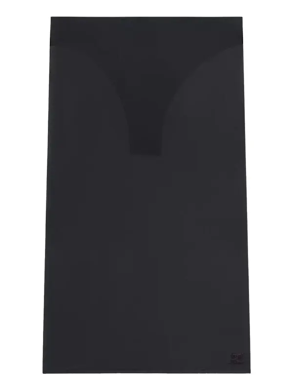 COURREGES Tube-shape Midi Skirt - Black