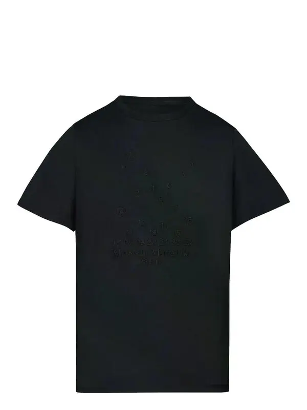 MAISON MARGIELA Numeric Logo-embroidered T-shirt - Grey