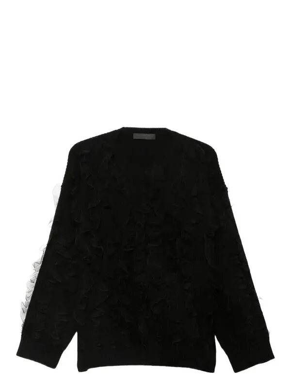 Valentino Garavani Embroidered Wool Sweater - Black