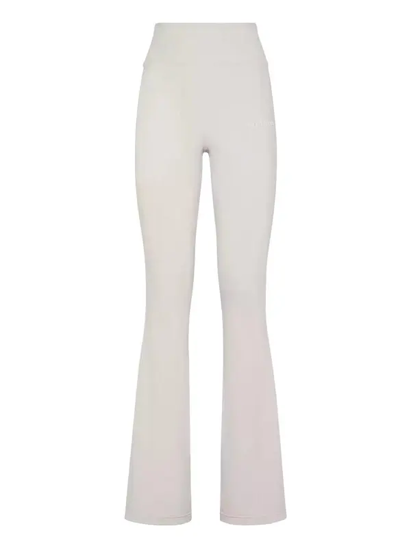 PLEIN SPORT Logo Bootcut Leggings - Grey