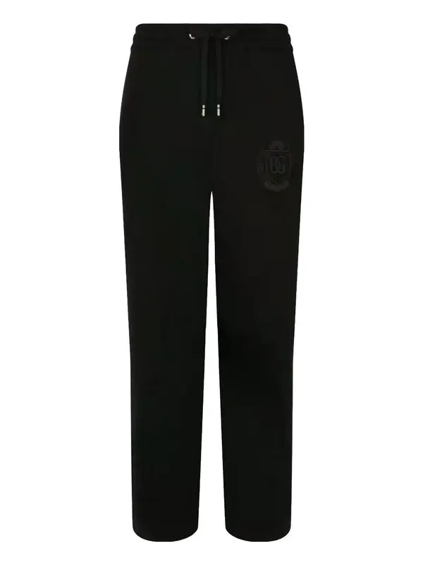 Dolce & Gabbana Logo-embroidered Track Pants - Black