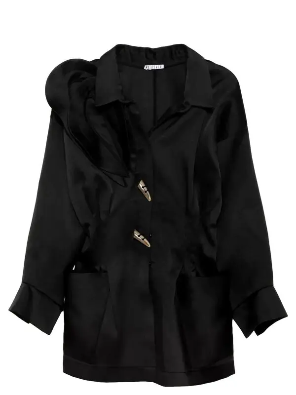 Maticevski Lotus Shirt Dress - Black