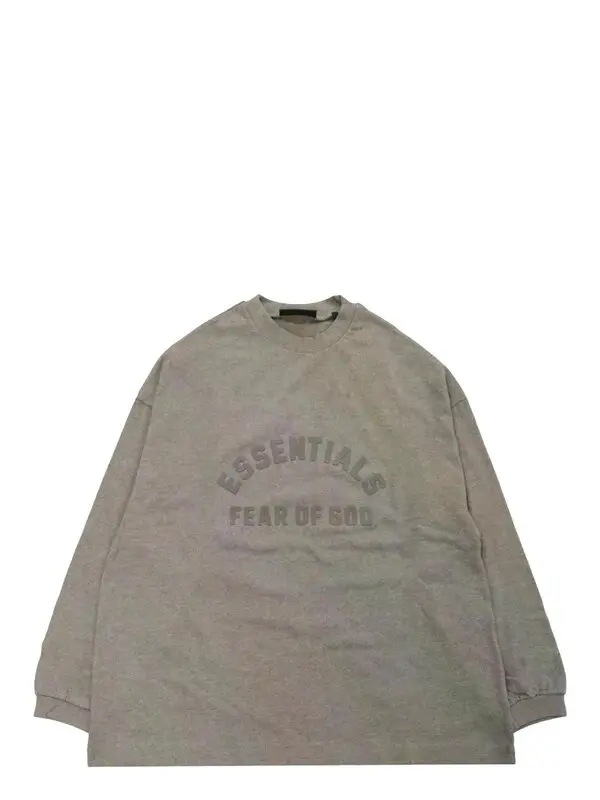 Fear Of God Logo-print Cotton T-shirt - Grey