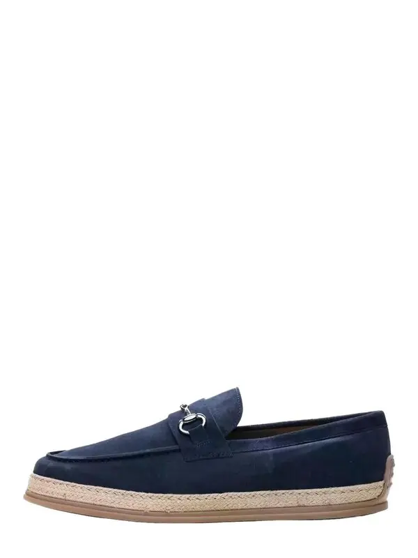 POCHE PARIS Suede Loafers - Blue