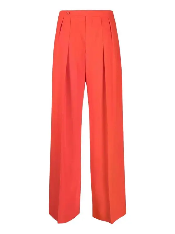 Aspesi Tailo Wide-leg Trousers - Red