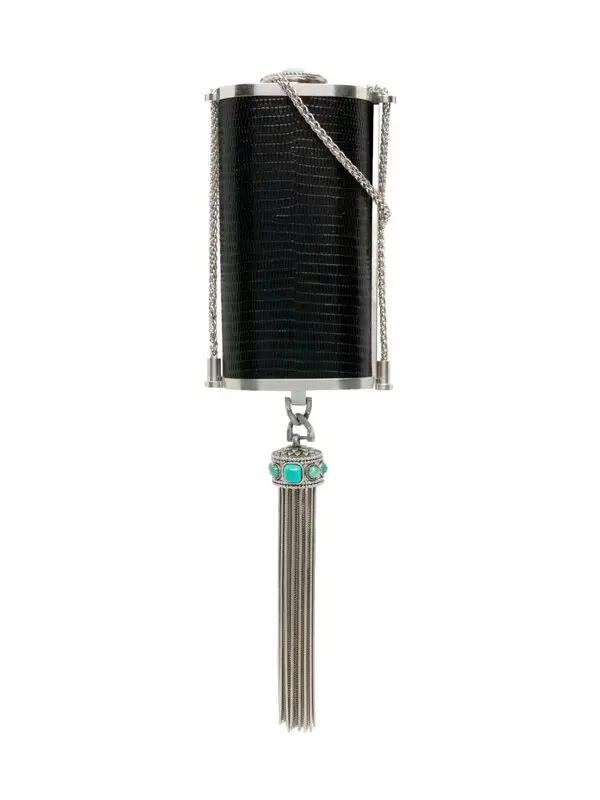 Roberto Cavalli Tassel-detail Shoulder Bag - Black