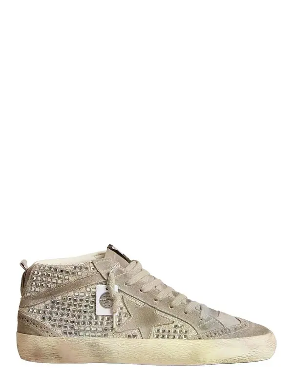 GOLDEN GOOSE Mid Star Trainers - Neutrals