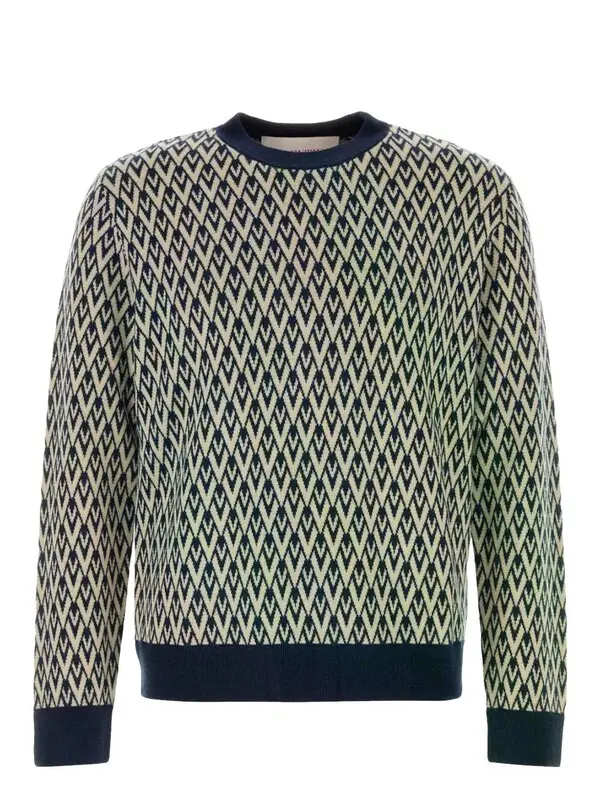 Valentino Garavani Toute La V Sweater - Blue