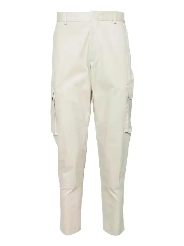 PT TORINO Tapered-leg Cargo Trousers - Neutrals
