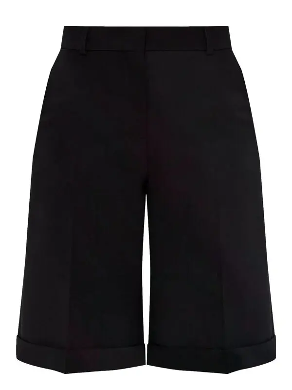 Moschino Creased Shorts - Black
