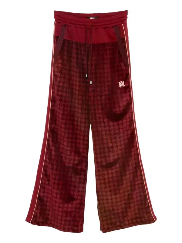 Amiri Monogram Track Pants - Red