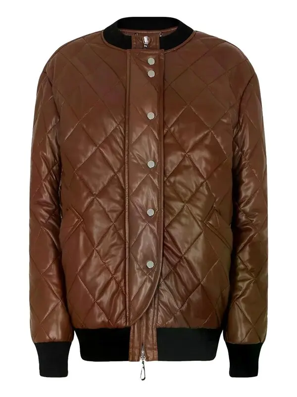 Rabanne Quilted Blouson - Brown