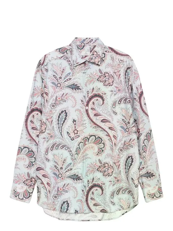 Etro Paisley-print Shirt - Blue