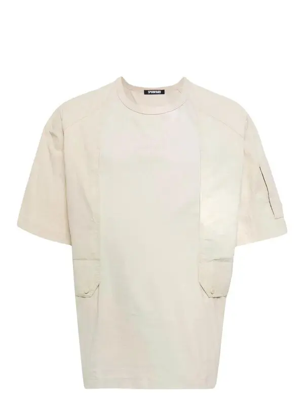 SPOONYARD Short-sleeve Cotton T-shirt - Brown