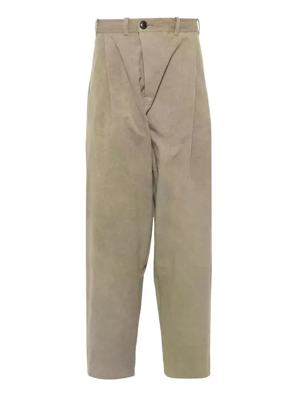 JAN JAN VAN ESSCHE Tapered-leg Trousers - Neutrals