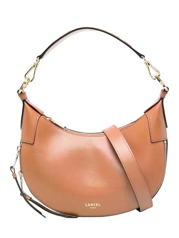 LANCEL Zip-up Crossbody Bag - Brown