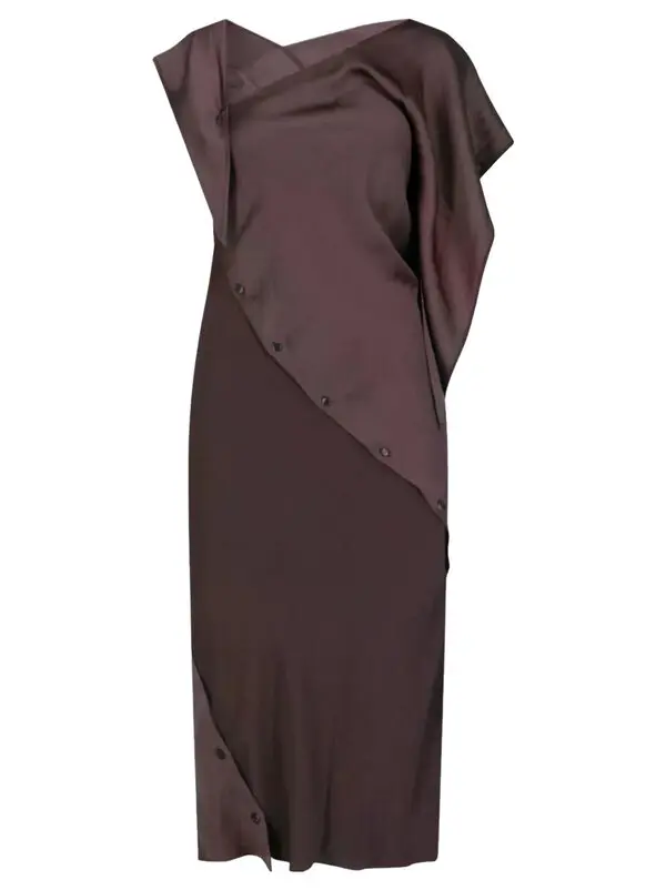 SETCHU Asymmetric Dress - Brown