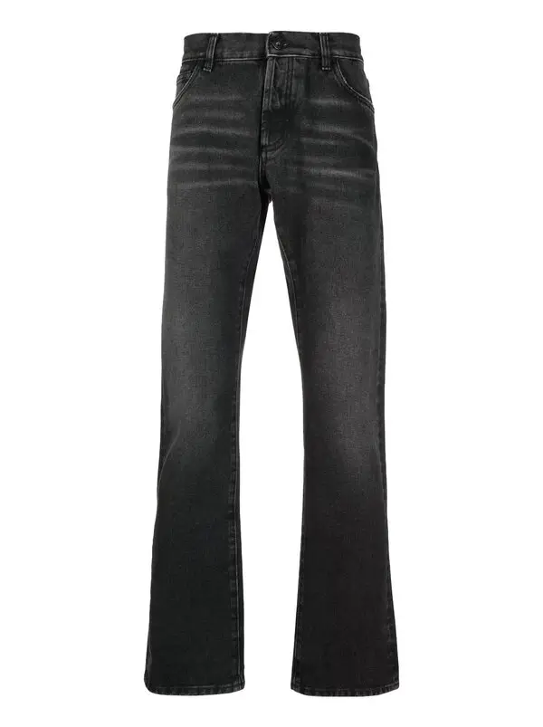 COUNTY OF MILAN Marcelo Burlon Stone Cross Slim-fit Jeans - Grey