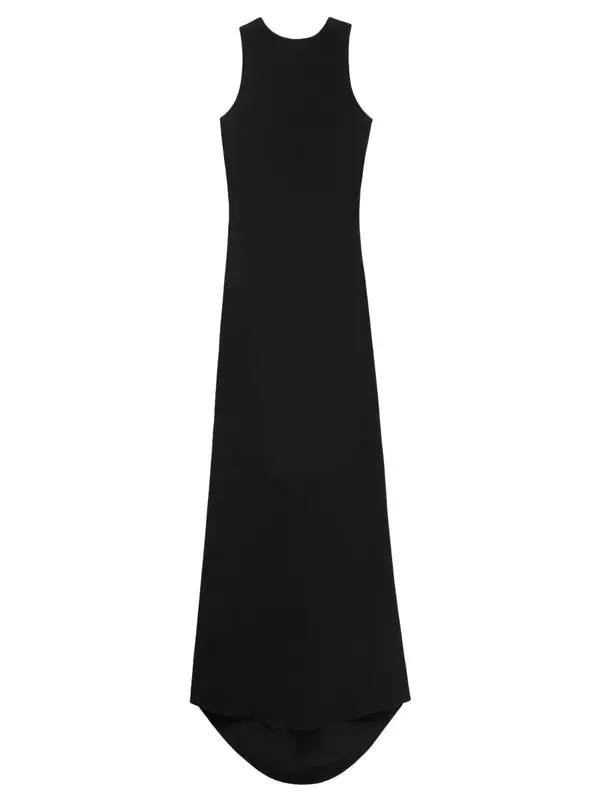 AMI Paris Bias-cut Maxi Dress - Black