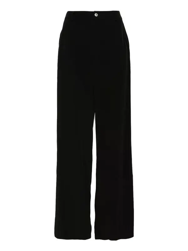 Moschino High-waisted Palazzo Trousers - Black