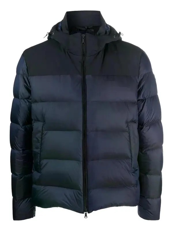 Paul & Shark Save The Sea Hooded Padded Jacket - Blue
