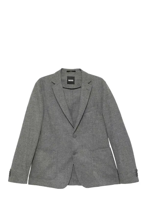 BOSS Single-breasted Blazer - Grey