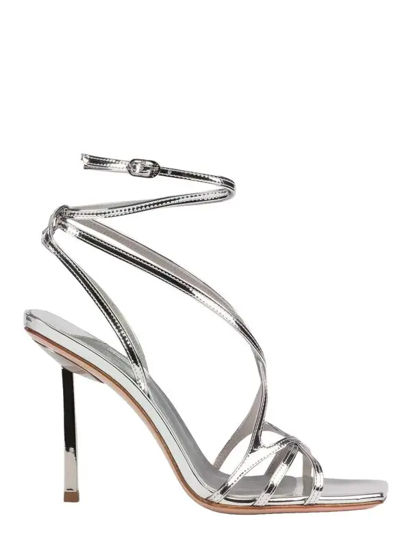 LE SILLA 95mm Belen Stiletto Sandals - Silver
