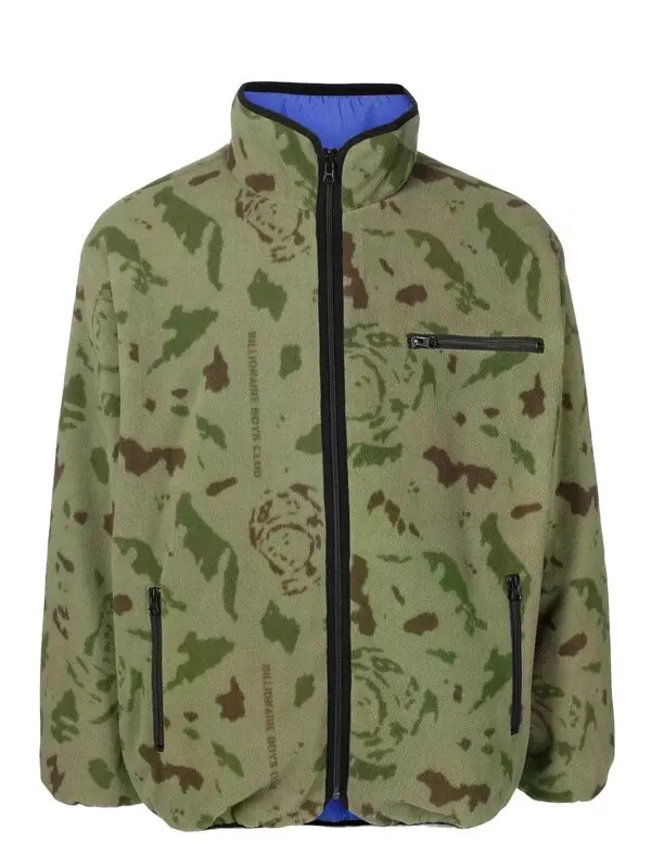 BILLIONAIRE BOYS CLUB Reversible Fleece Jacket - Multicolour