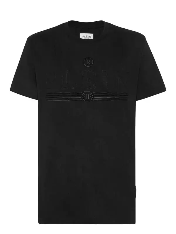 Philipp Plein Logo-print Cotton T-shirt - Black