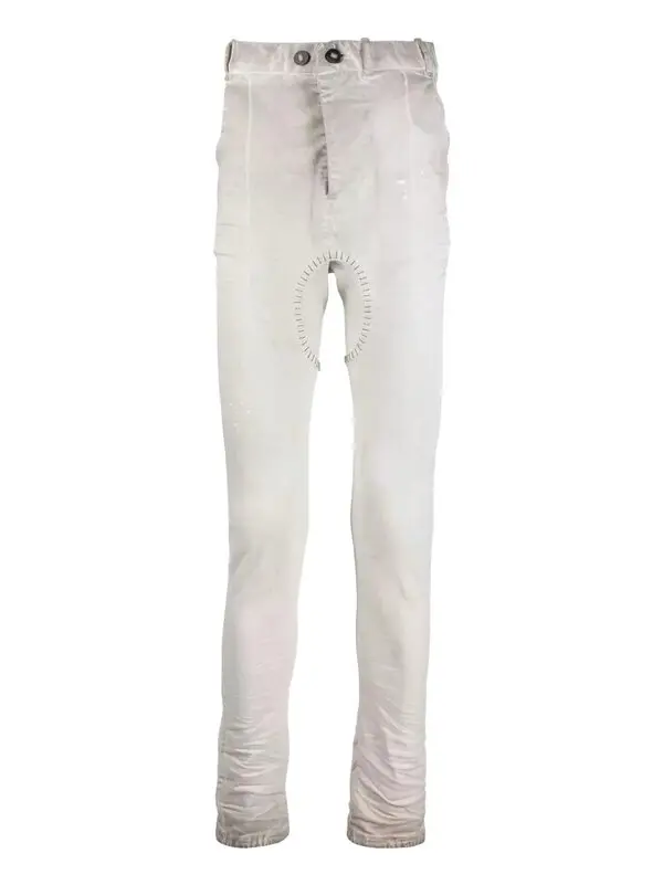 Boris Bidjan Saberi Drop-crotch Skinny Jeans - Grey