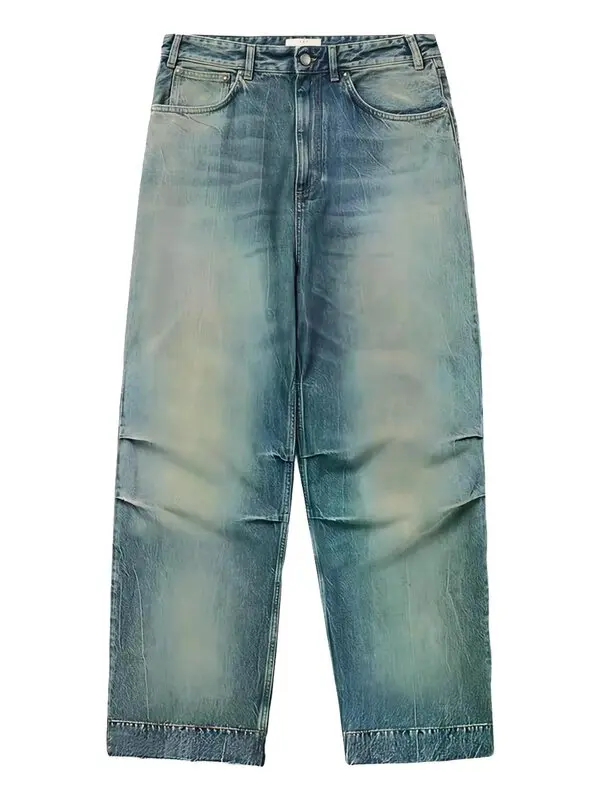 1989 STUDIO Faded Five-pocket Jeans - Blue
