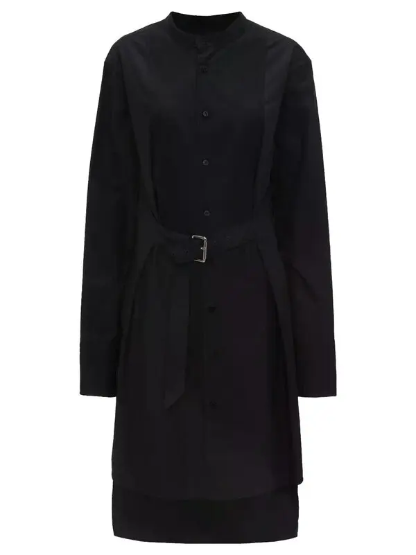 JW Anderson Belted Cotton Dress - Black