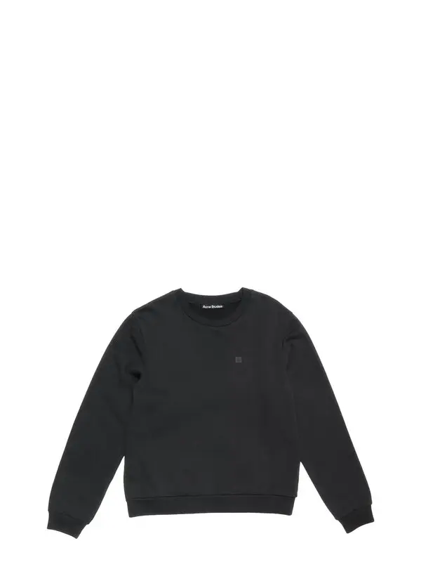 Acne Studios Organic-cotton Sweatshirt - Black